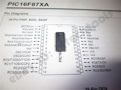 3x pic16f876a i so microchip ic mcu 8bit 14kb flash 28soic for sale