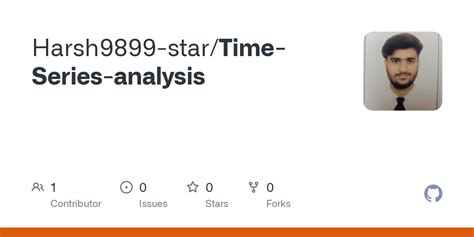 GitHub Harsh Star Time Series Analysis