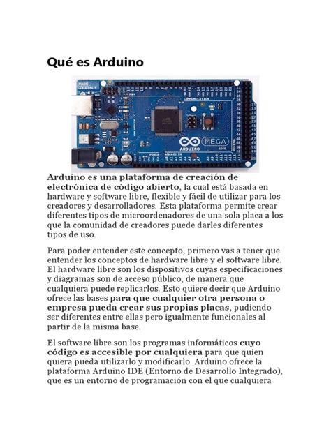 Una Introducción Completa A Arduino Qué Es Cómo Funciona Y Sus
