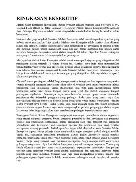 Ringkasan Eksekutif Pdf