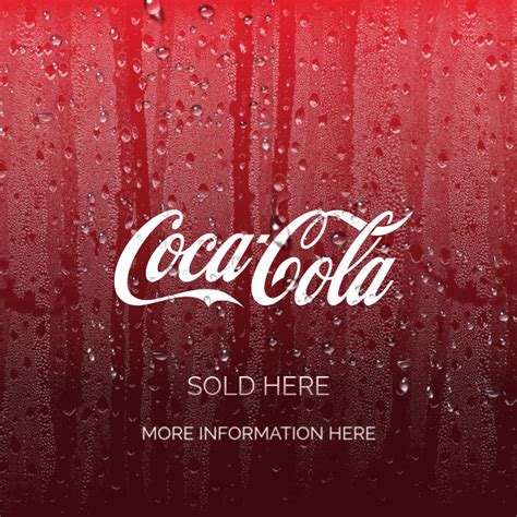 Coca Cola Advertisment Instagram Post Modelo Postermywall
