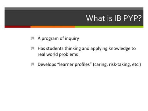 PPT Common Core And IB PYP PowerPoint Presentation Free Download ID 3448221