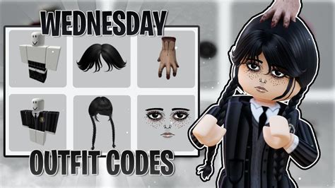 How To Be Wednesday On Roblox Codes And Links Youtube