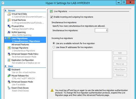 Solved Live Migrations Are Not Enabled On This Computer Problem Solved