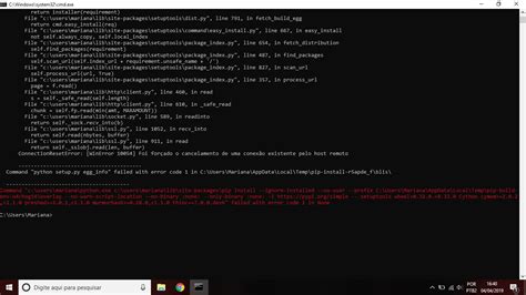 python erro na instalação do chatterbot stack overflow em português