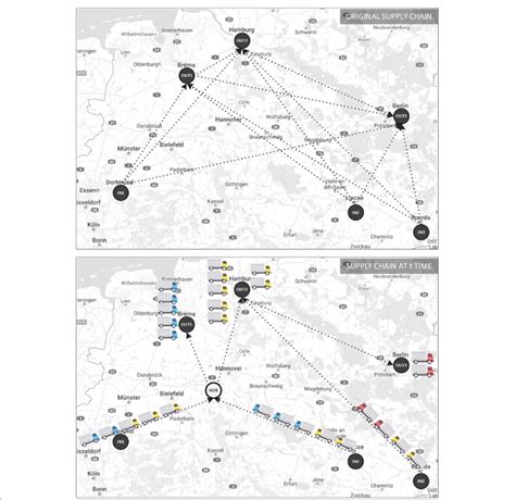 The Structure Of The Example Network Download Scientific Diagram