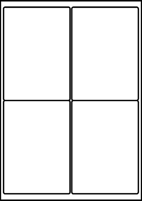 Budget Rectangle Sticker Labels 991mm X 139mm Labels On Sheets