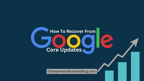 How To Recover Your Blog From Google Core Updates Entrepreneur Business Blog