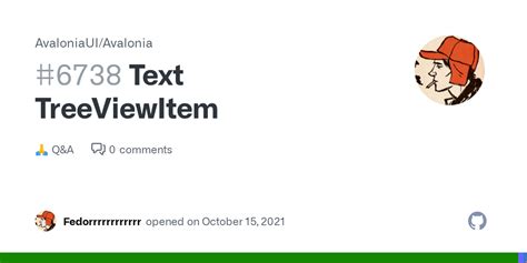 Text Treeviewitem · Discussion 6738 · Avaloniaui Avalonia · Github