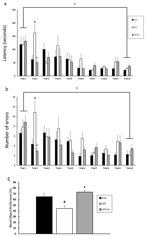 Effects Of 6 Weeks Of Creatine Cr On Spatial Memory And Object