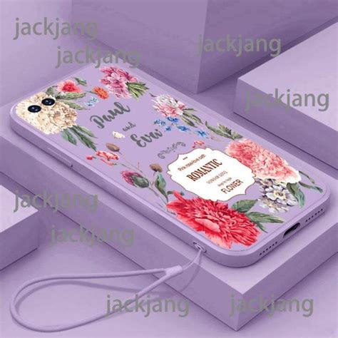 Casing Oppo A G A G Realme I K G A Gphone Case Silicone Flower And Bird Pattern
