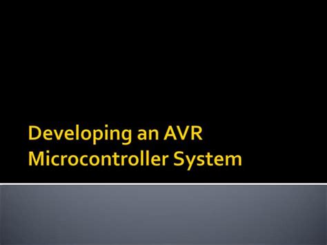 Introduction To Microcontroller