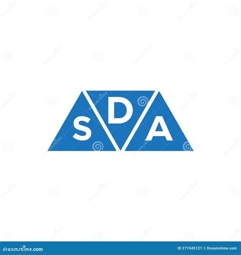 Diseño De Logotipo De Forma Triangular Dsa 3 En Fondo Blanco Concepto Del Logotipo De La Letra