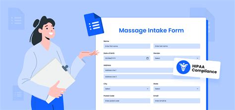 how to make your massage intake form hipaa compliant