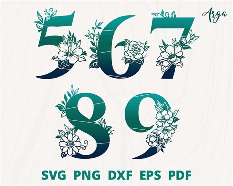 Number With Flower Svg Bundle Number Svg Floral Number Svg Etsy Number With Flower Svg Bundle Number Svg Floral Number Svg Etsy