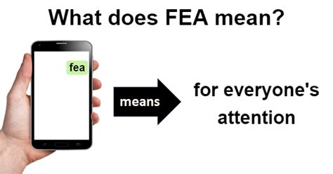FEA What Does FEA Mean