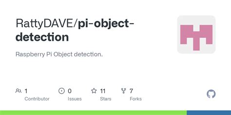GitHub RattyDAVE Pi Object Detection Raspberry Pi Object Detection