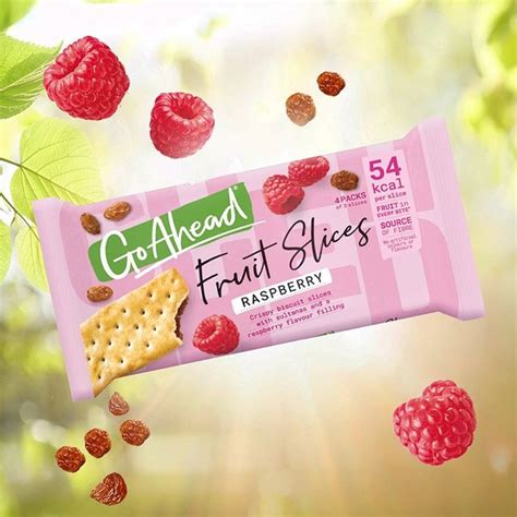 Go Ahead Raspberry Crispy Fruit Slices Snack Bars Multipack Ocado Go Ahead Raspberry Crispy Fruit Slices Snack Bars Multipack Ocado