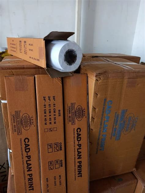 Universal Reprographics Plotter Paper Rolls 80 120 GSM At 445 Roll In Ernakulam