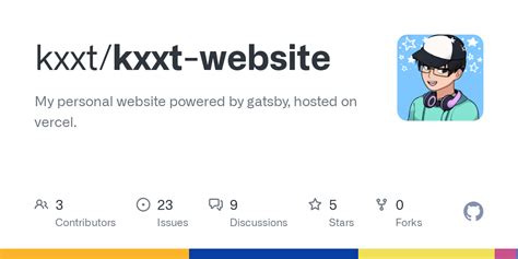 github kxxt kxxt website my personal website powered by gatsby