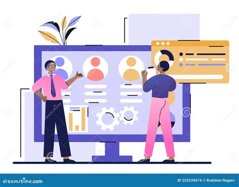 Enterprise Architecture Concept Stock Vector Illustration Of Concept Integrated