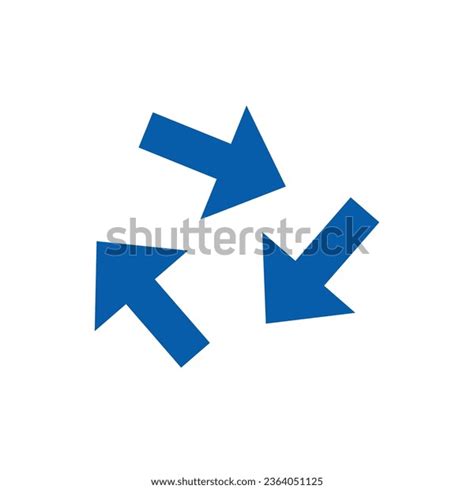 Four Arrows Circle Cycle Recycle Refresh Stock Vector Royalty Free Shutterstock
