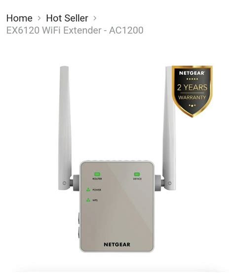 Netgear Ac Wifi Range Extender Computers Tech Parts Accessories Networking On Carousell