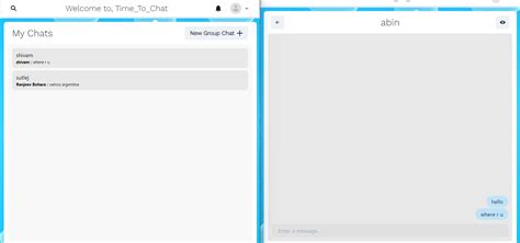 Github Ranjeev20 Mern Chat Time To Chat Is A Full Stack Chatting App Uses For Real