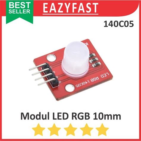 Jual Modul Led Rgb Dip 10mm 3 Color 140c05 Keyess Module Arduino Esp 8266 Nodemcu Wemos Shopee
