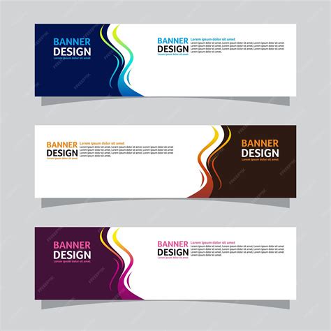 Premium Vector Vector Set Of Landscape Banner Background Design Concept Web Background