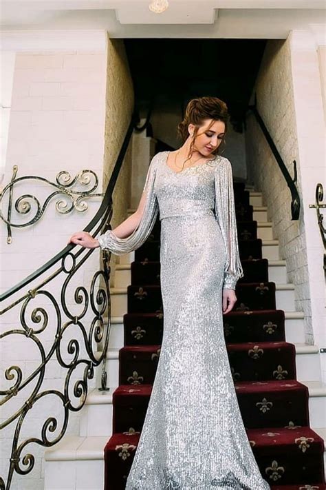 Вечернее платье артикул 231637 цвет серебро напрокат 6 000 ₽ ⭐ купить ...
