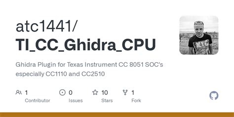 github atc1441 ti cc ghidra cpu ghidra plugin for texas instrument
