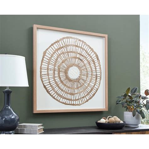 Ashley Brockham 38 25 X 38 25 Wall Decor In Brown