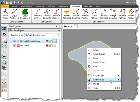 Polyline And Polygon Vertices Editing Civilgeo Knowledge Base