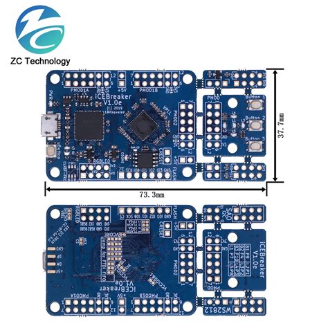 Icebreaker V1 0e Fpga Placa De Desenvolvimento Ice40up5k 120 Kbit Para