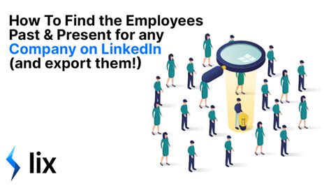 how to find the current or former employees of any company on linkedin