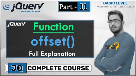 Offset Function Of Jquery For Beginners In Hindi By Smart Mind 11