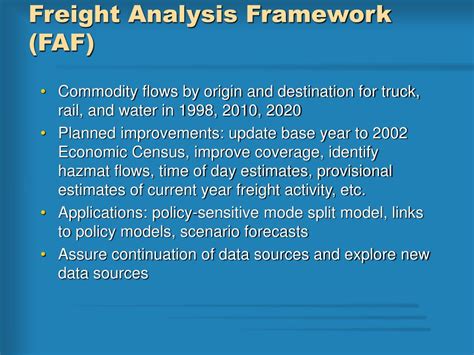 Ppt Moving Freight Forward A National Perspective Powerpoint