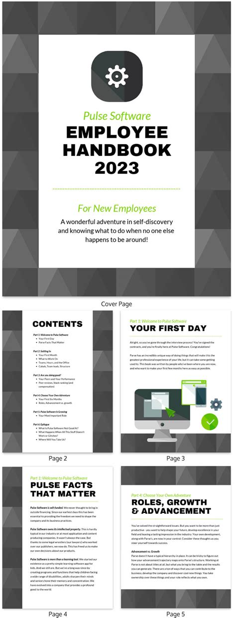 Employee Handbook Templates And Examples Free Downloads