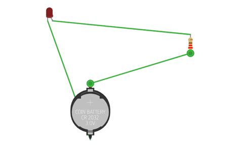 Circuit Design 点亮led灯 Tinkercad