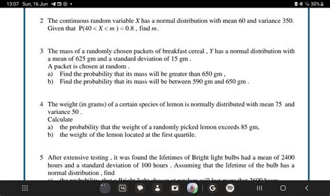 1307 Sun 16 Jun 2 The Continuous Random Studyx