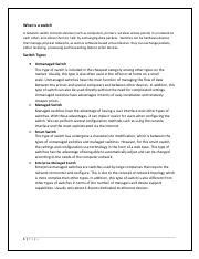 Understanding Network Switches Types Functions Configuration Course Hero