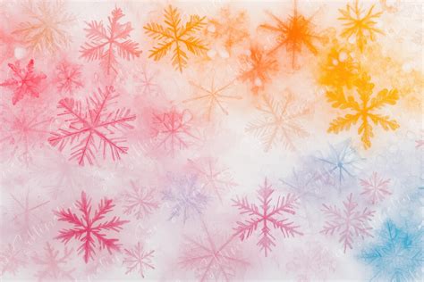 Colorful Snowflakes Create Vibrant Graphic By Sun Sublimation