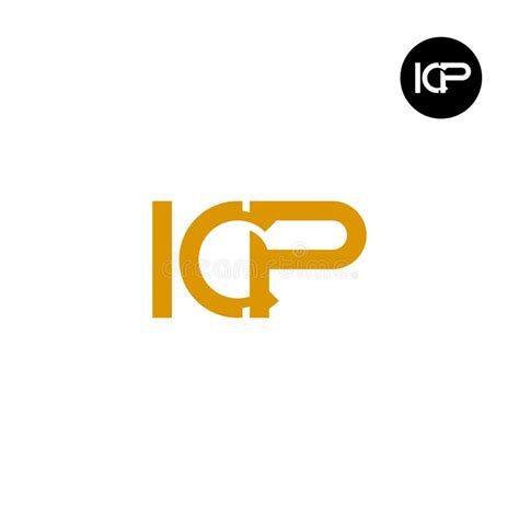 Icp Logo Letter Monogram Design Stock Vector Illustration Of Modern