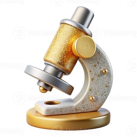 Stunning Traditional Microscope Lab Research Icon Cutout For Scientific Publications Detailed