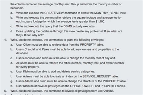 solved 1 create a view named small property it consists of