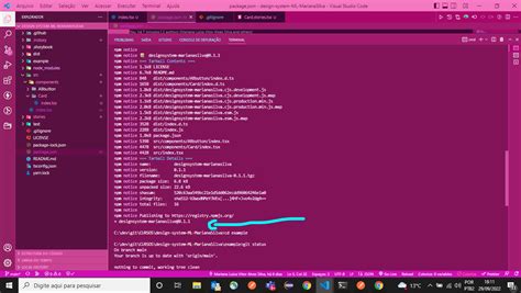 erro na publicação do componente card react desenvolvendo uma