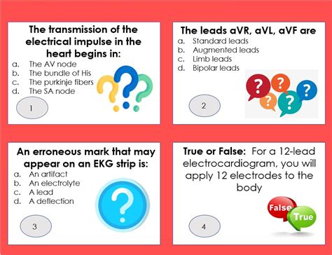Introduction To Ekg Task Cards Nursing Medical Assistant Health