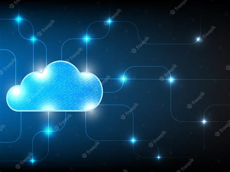 Premium Vector Cloud Computing Technology Concept Abstract Background Vector Illustration