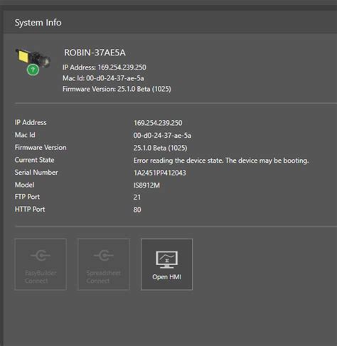 [in Sight] Factory Reset Of In Sight Vision Suite Cognex Support Community